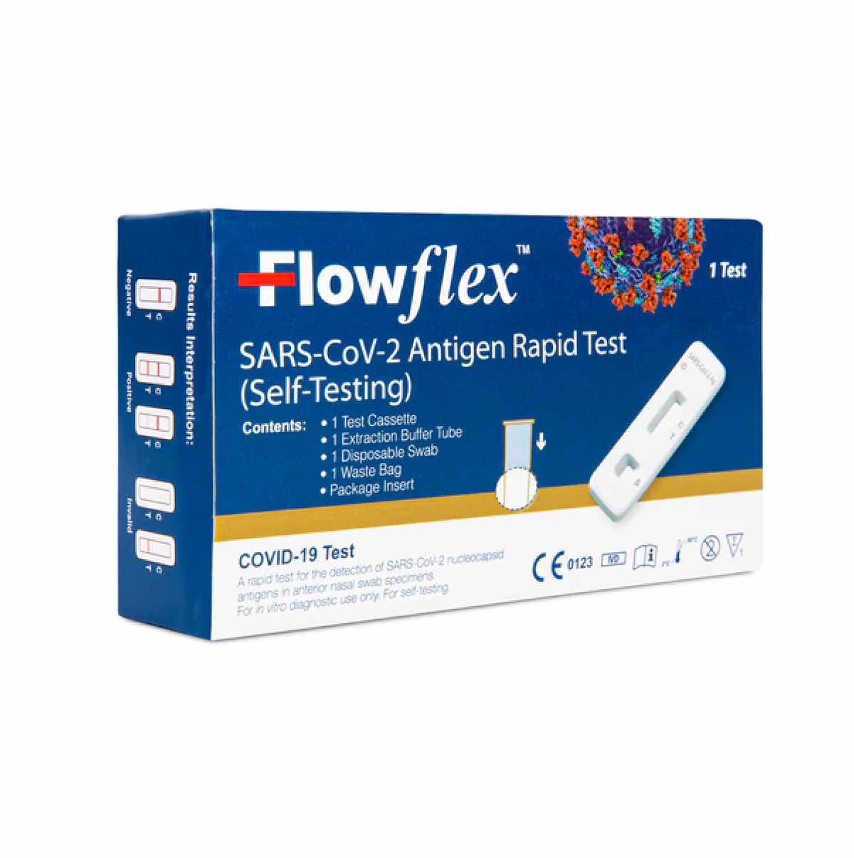 FlowFlex Lateral Flow Single Tests - as low as 65p/kit | AMM Diagnostics
